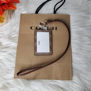 Coach | Accessories | Coach Id Cardcredit Card Holder Lanyard | Poshmark